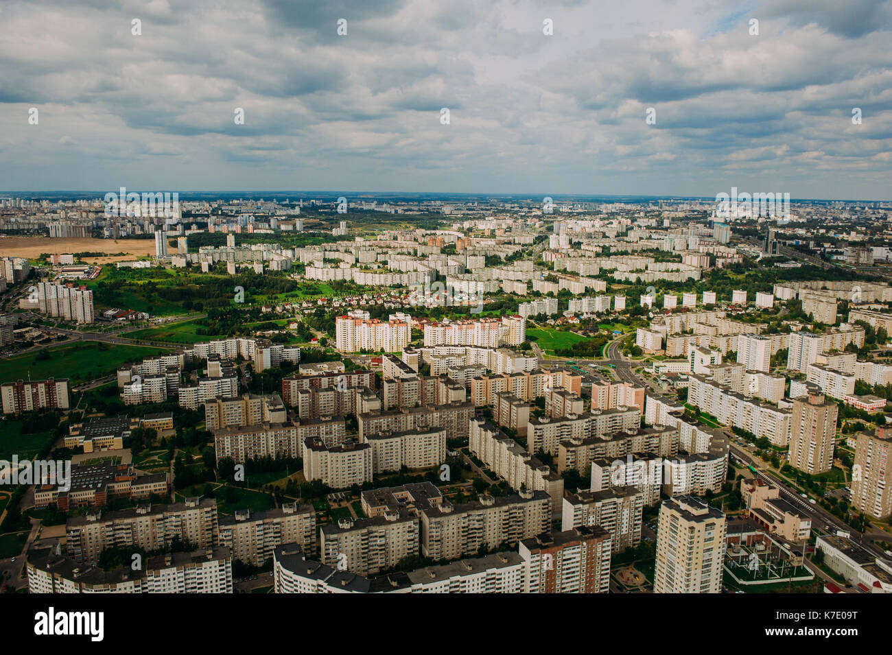 Nature in Belarus. View from helicopter, Minsk Stock Photo - Alamy