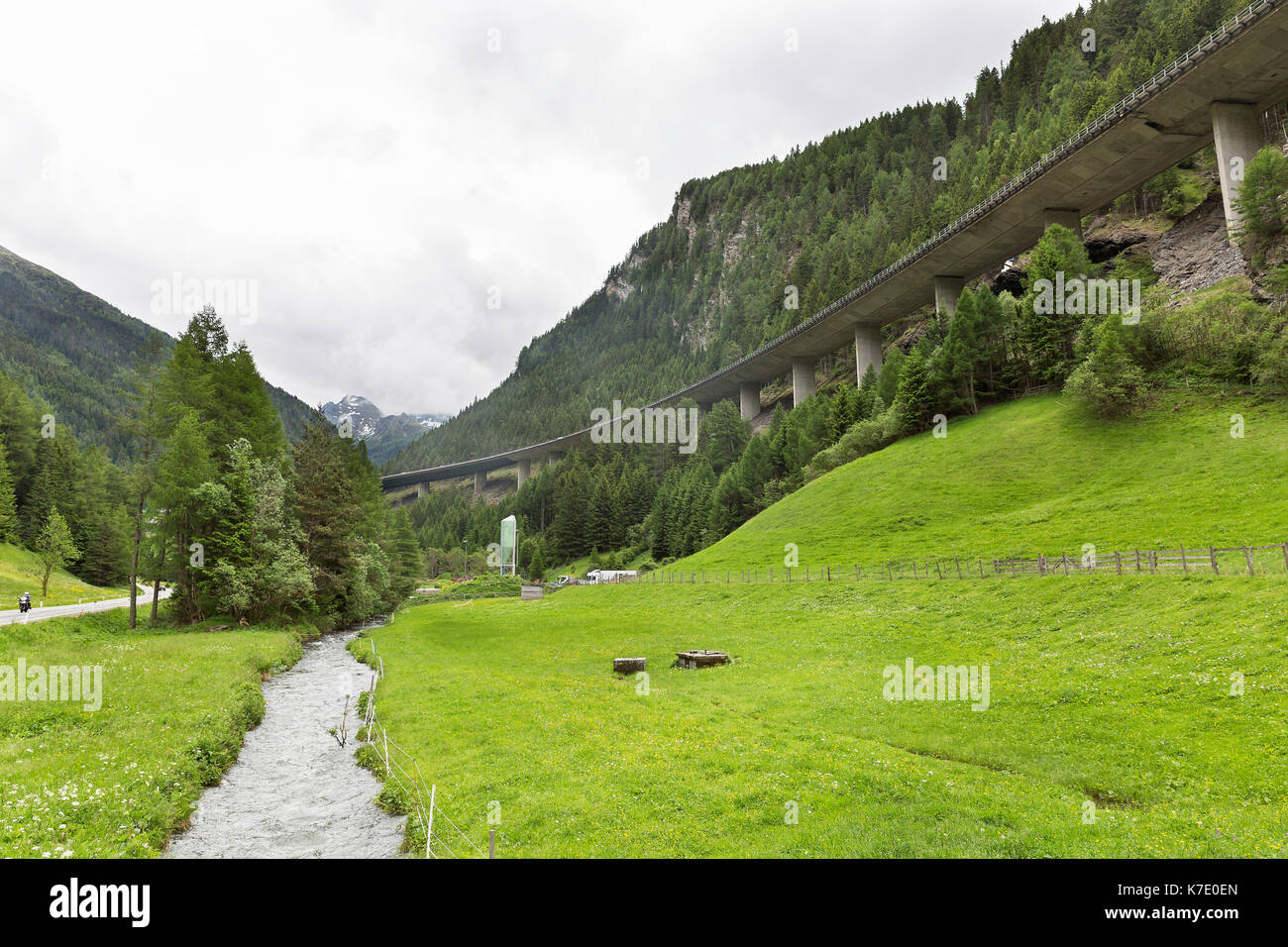 high bridge in the Austrian Alps Stock Photo - Alamy
