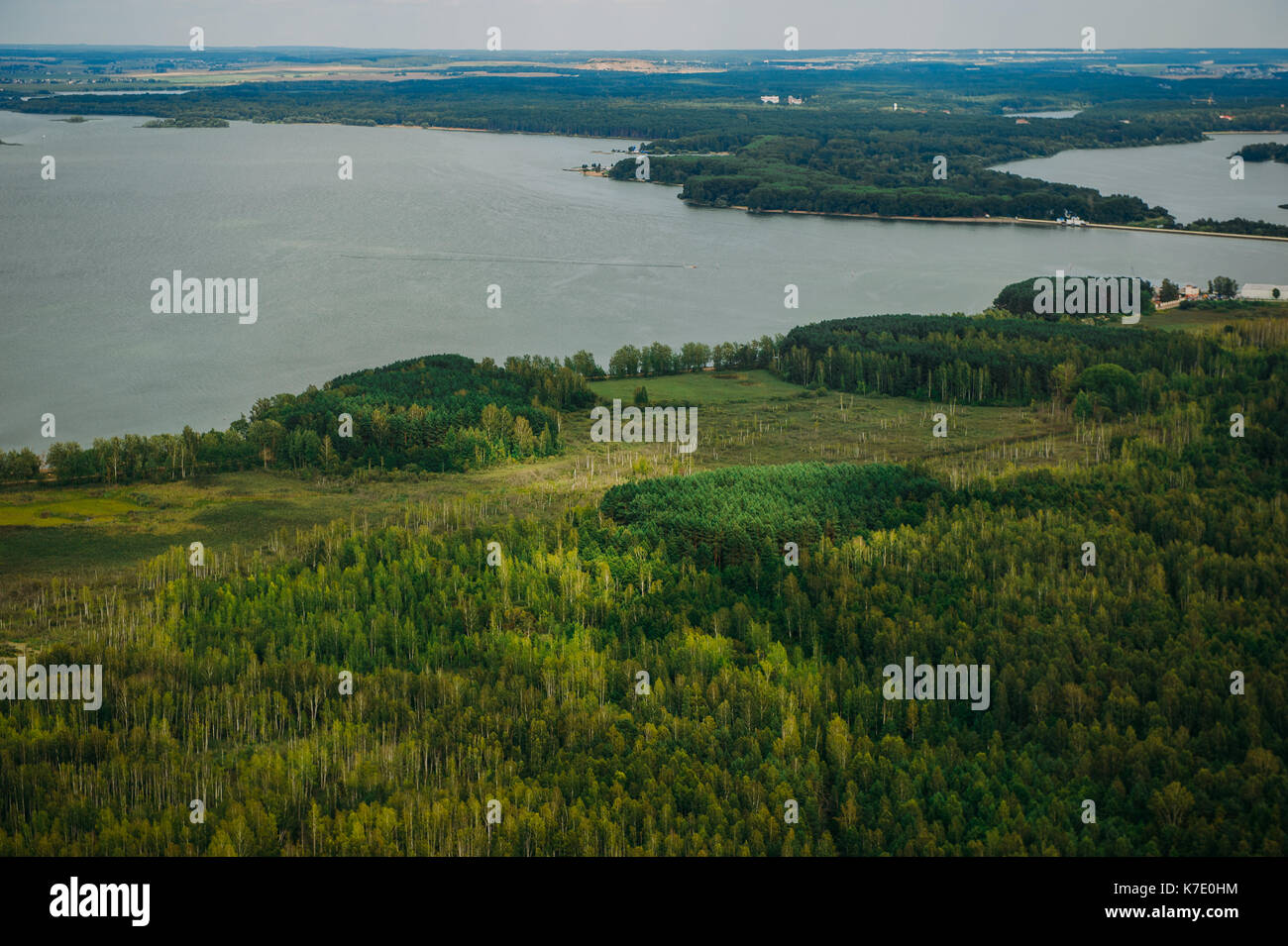 Nature in Belarus. View from helicopter, Minsk Stock Photo - Alamy