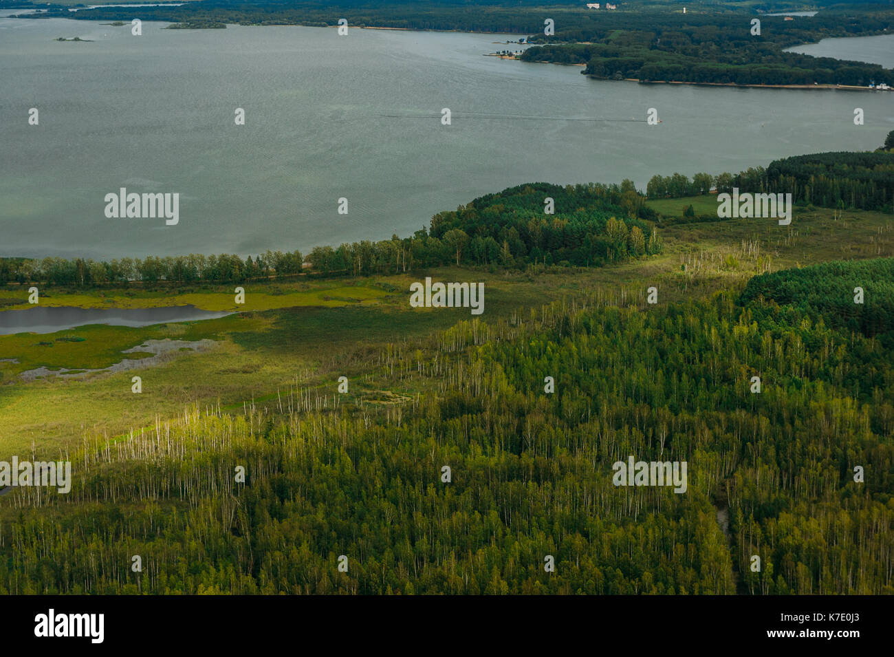 Nature in Belarus. View from helicopter, Minsk Stock Photo - Alamy