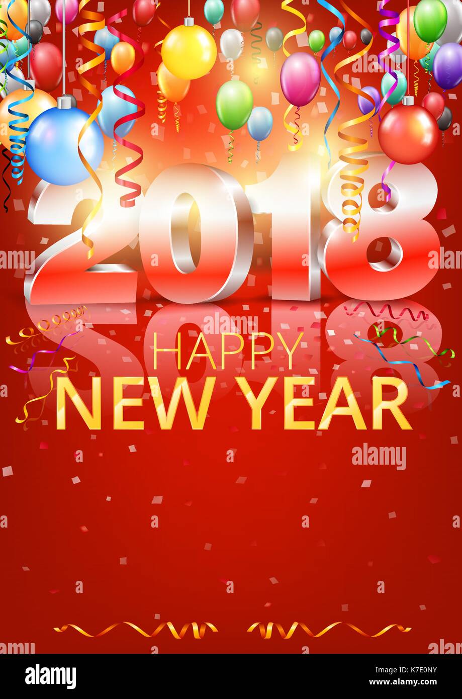 Happy New Year Stock Vector Image & Art - Alamy