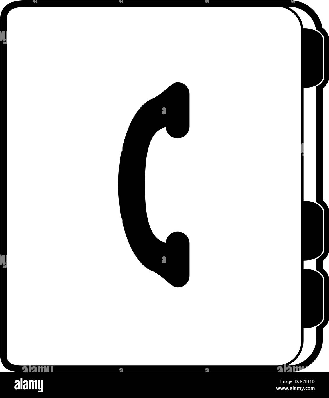 phone book icon image Stock Vector Image & Art - Alamy