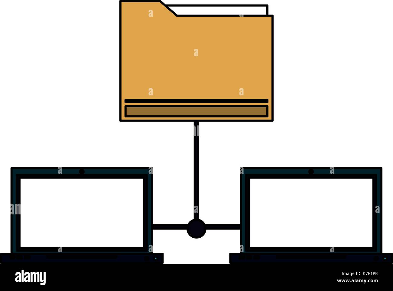 file folder icon image Stock Vector Image & Art - Alamy