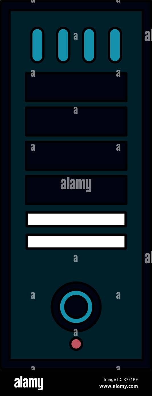 cpu tower icon image Stock Vector Image & Art - Alamy