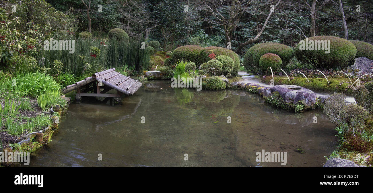 Shisen-dō 詩仙堂. Old and famous Zen temple in Kyoto Stock Photo - Alamy