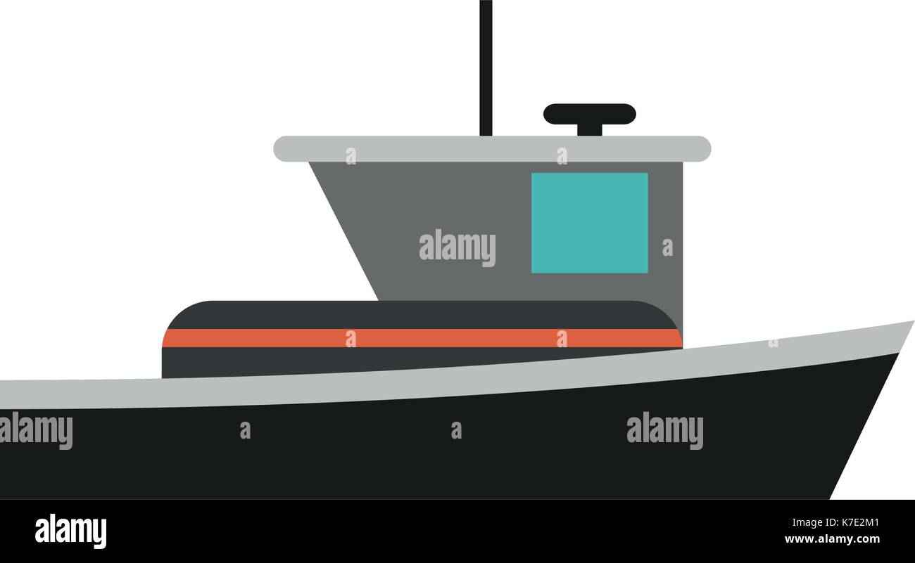 Boat painting lake Stock Vector Images - Alamy
