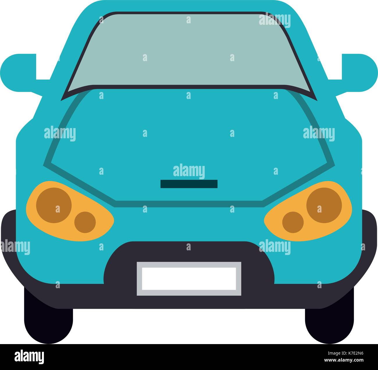 car frontview icon image Stock Vector Image & Art - Alamy