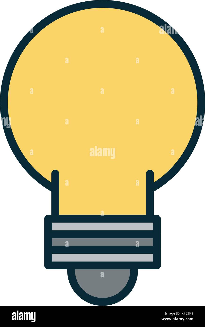 lit lightbulb icon image Stock Vector Image & Art - Alamy