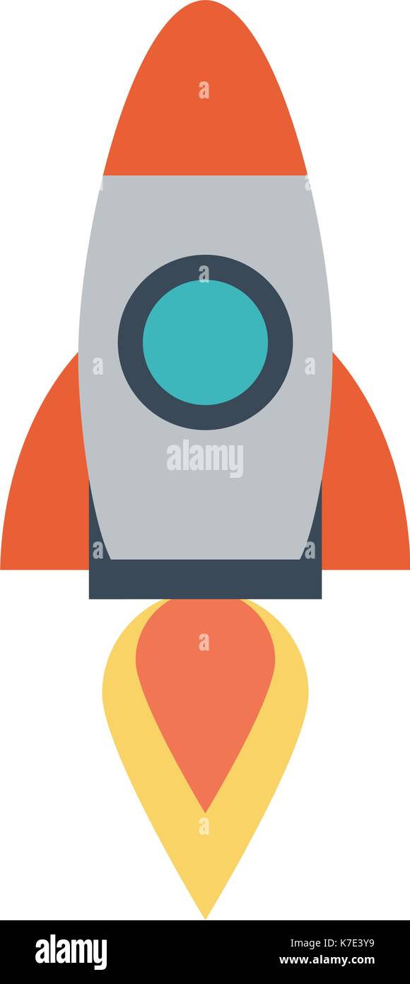 rocket flying icon image Stock Vector Image & Art - Alamy