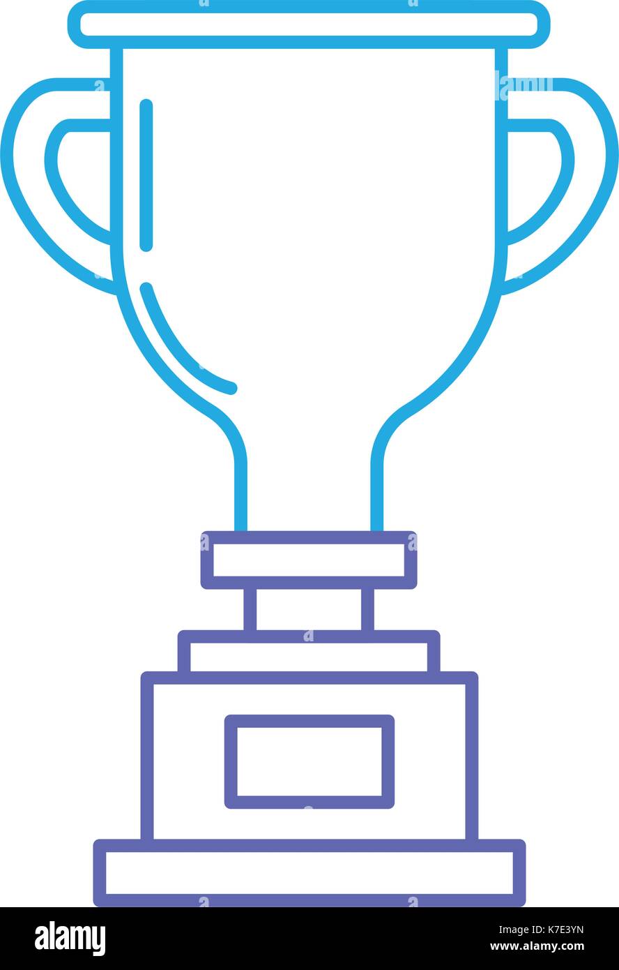 line prize symbol to winner champion Stock Vector Image & Art - Alamy