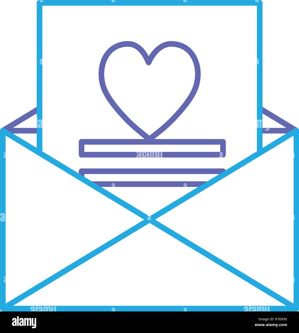 line love card and romantic decoration design Stock Vector Image & Art ...