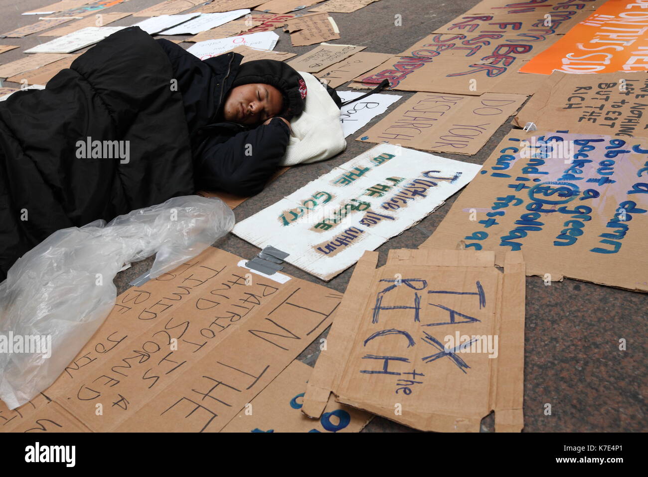 Occupy wall street new york signs hi-res stock photography and images ...