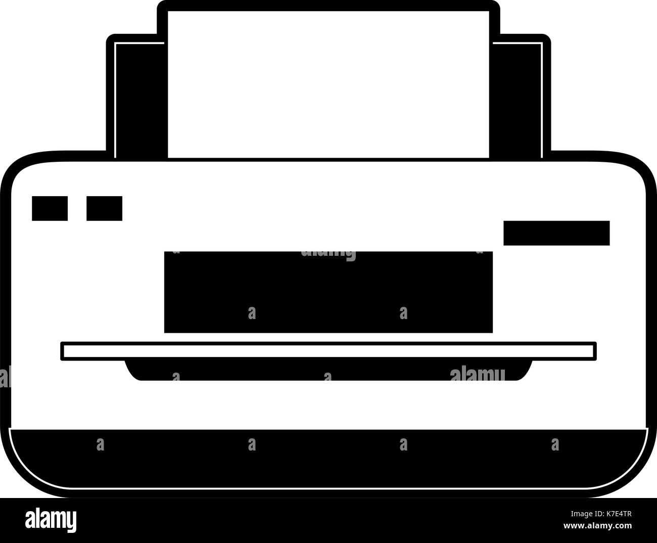 printer printing icon image Stock Vector Image & Art - Alamy