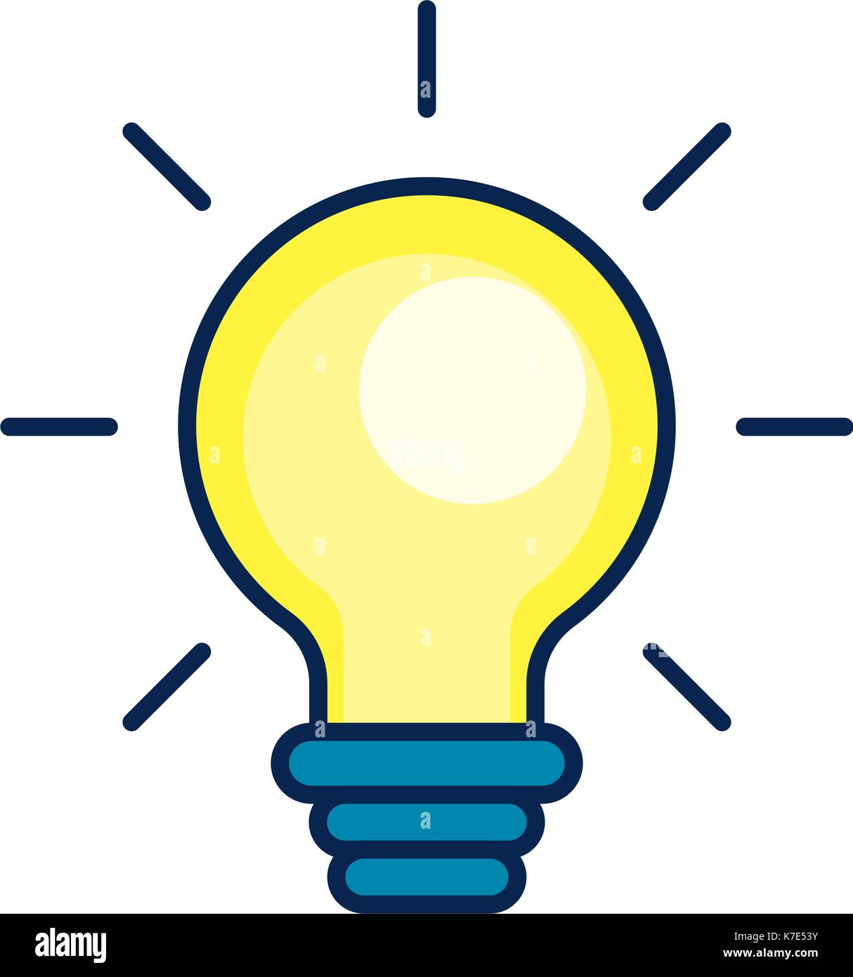 nice bulb idea to create and invent Stock Vector Image & Art - Alamy