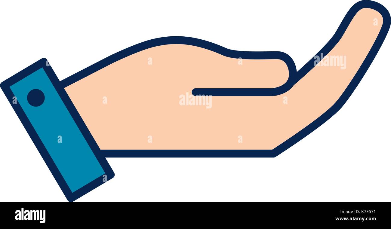 cute person hand flat design Stock Vector Image & Art - Alamy