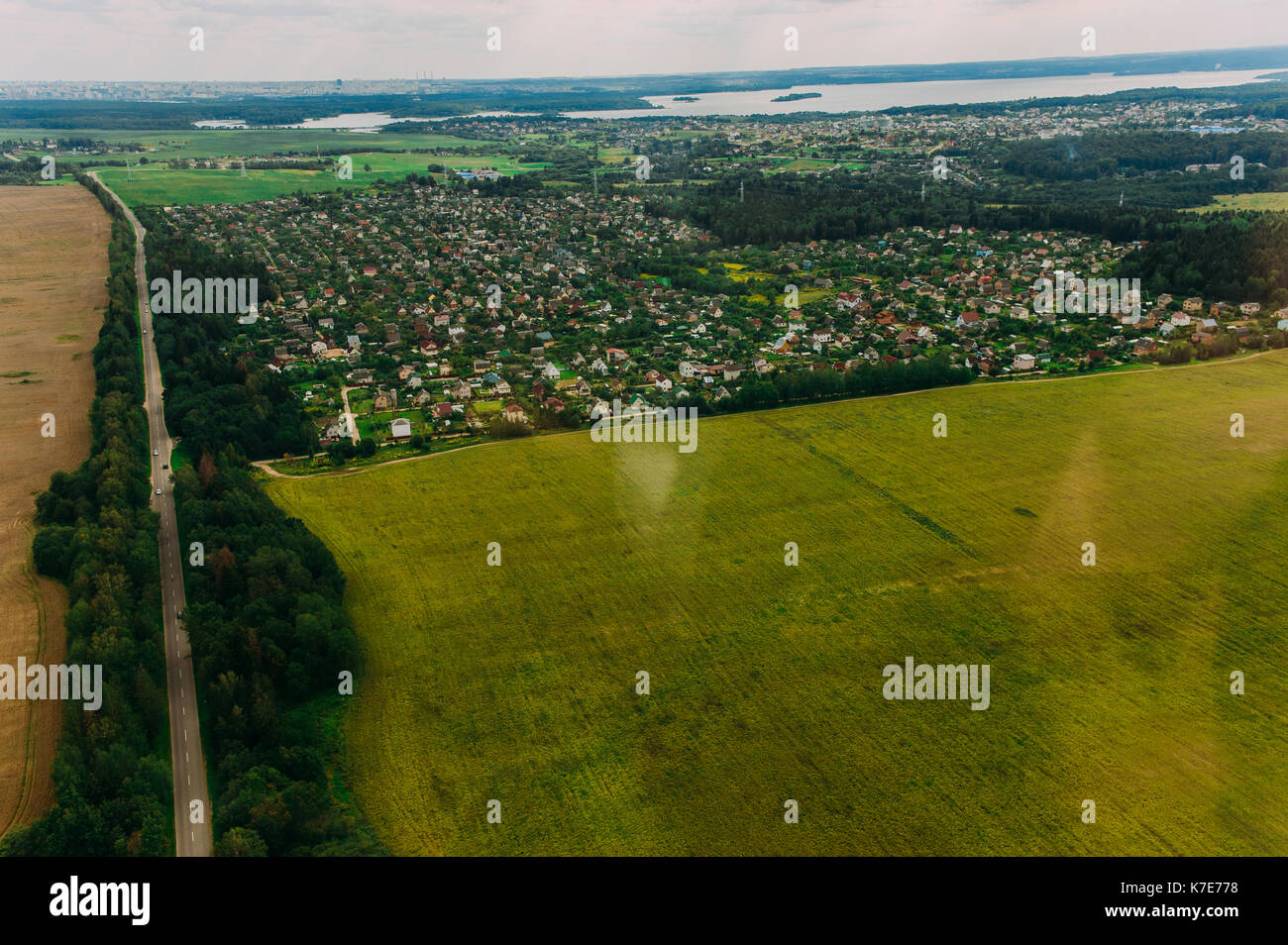 Nature in Belarus. View from helicopter, Minsk Stock Photo - Alamy