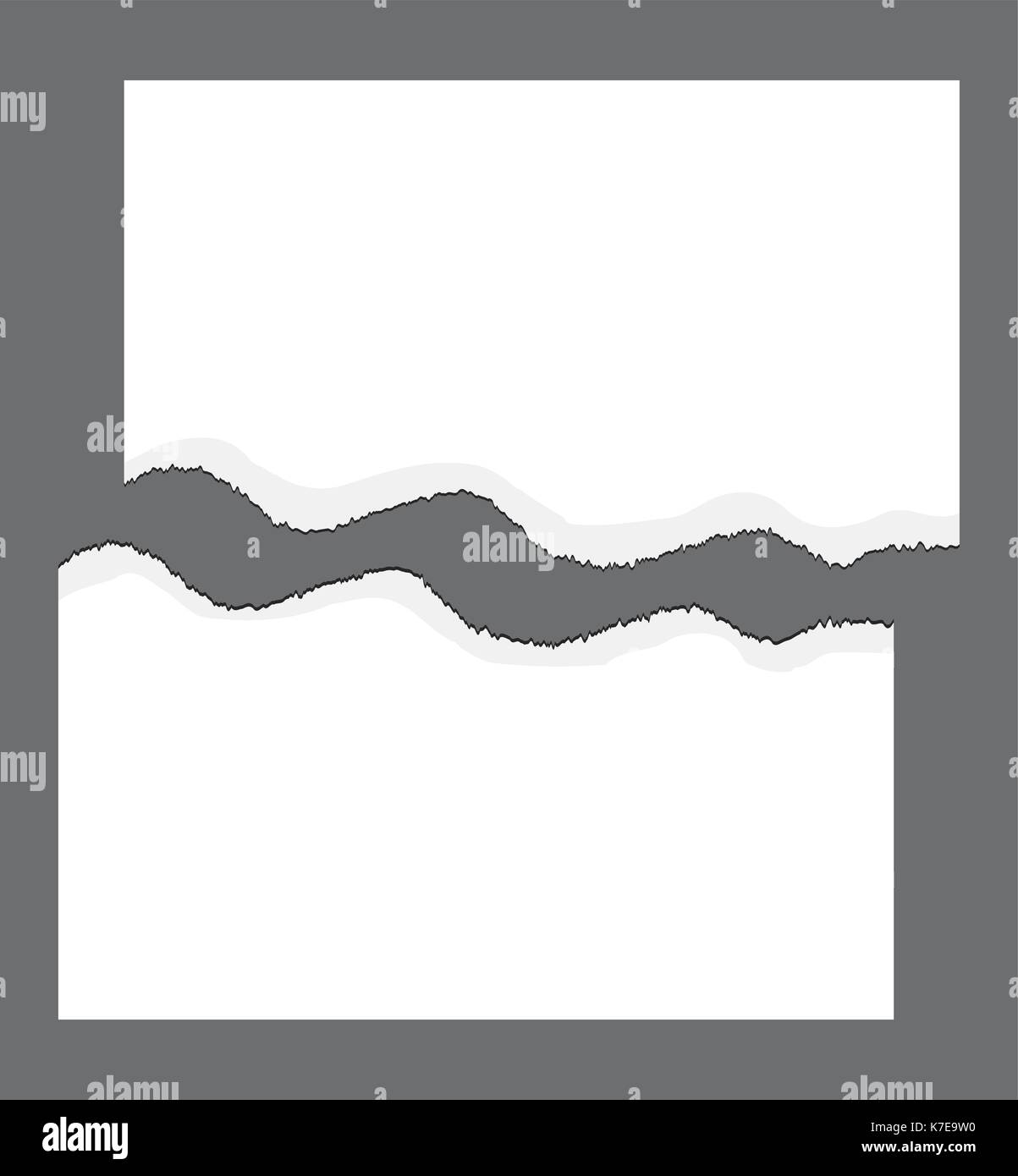 torn edge, ripped paper vector symbol icon design Stock Vector Image ...