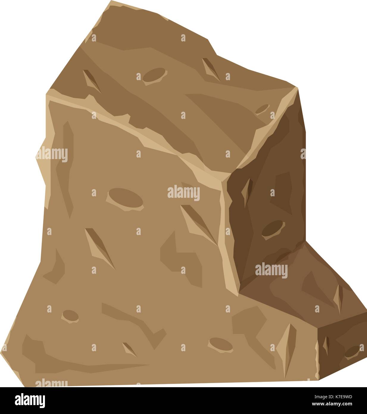 cartoon rock vector symbol icon design. Beautiful illustration isolated ...