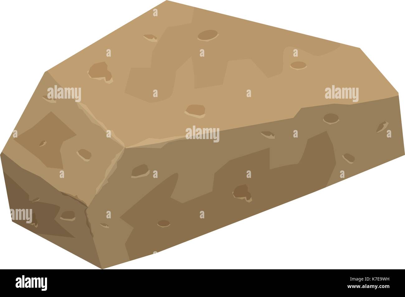 cartoon rock vector symbol icon design. Beautiful illustration isolated ...