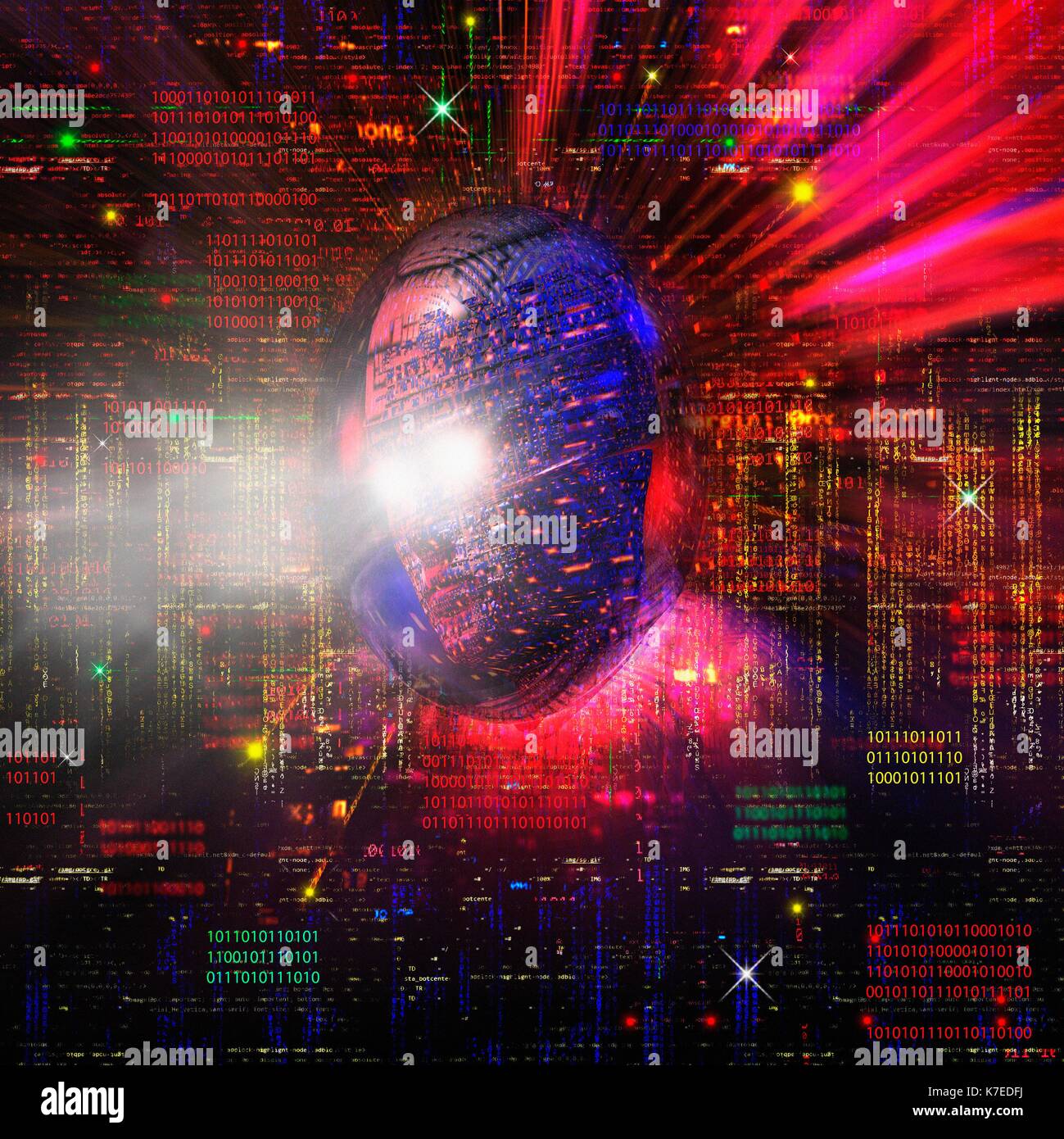 Technology abstract, illustration Stock Photo - Alamy