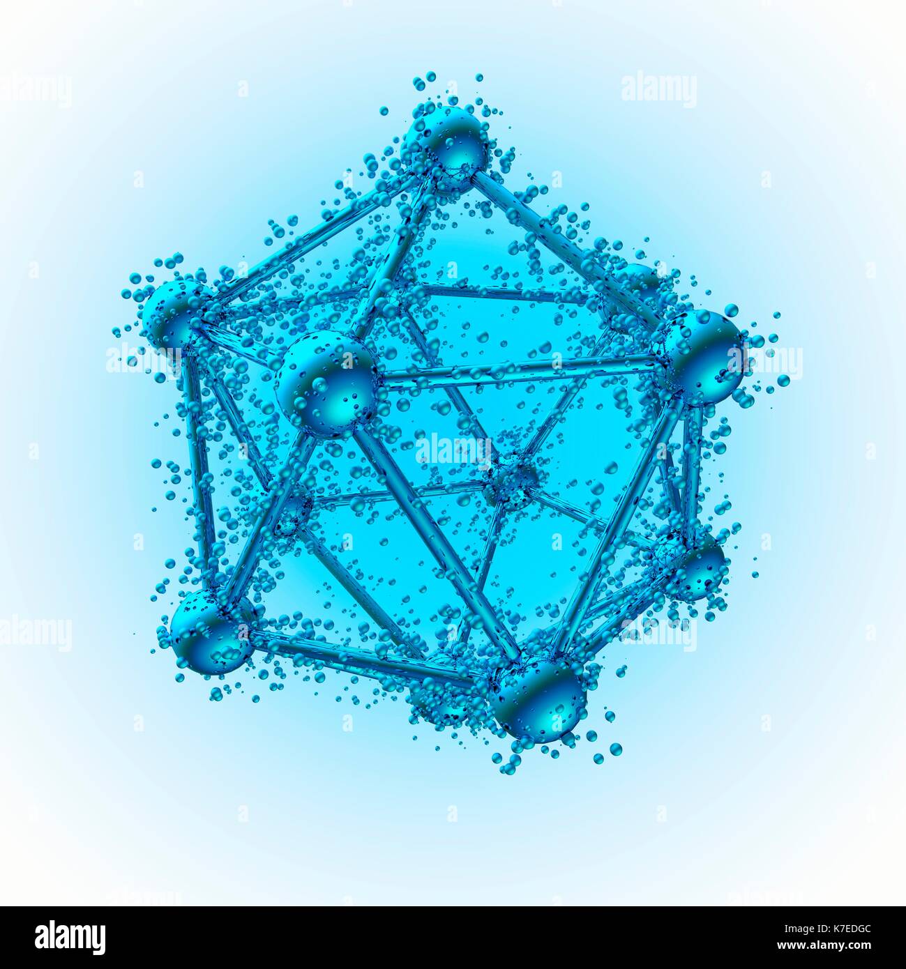 Atomic structure, illustration Stock Photo - Alamy