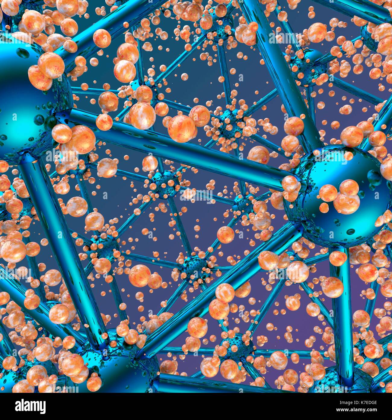 Atomic structure, illustration Stock Photo - Alamy