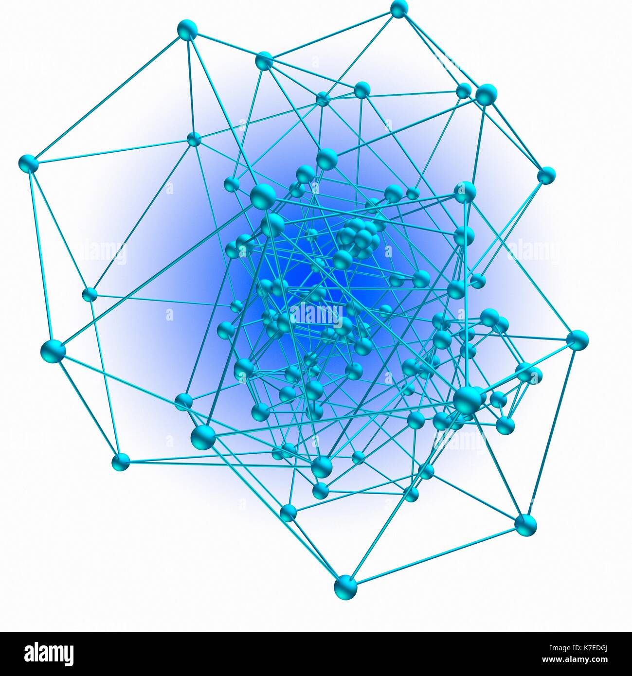 Atomic structure, illustration Stock Photo - Alamy