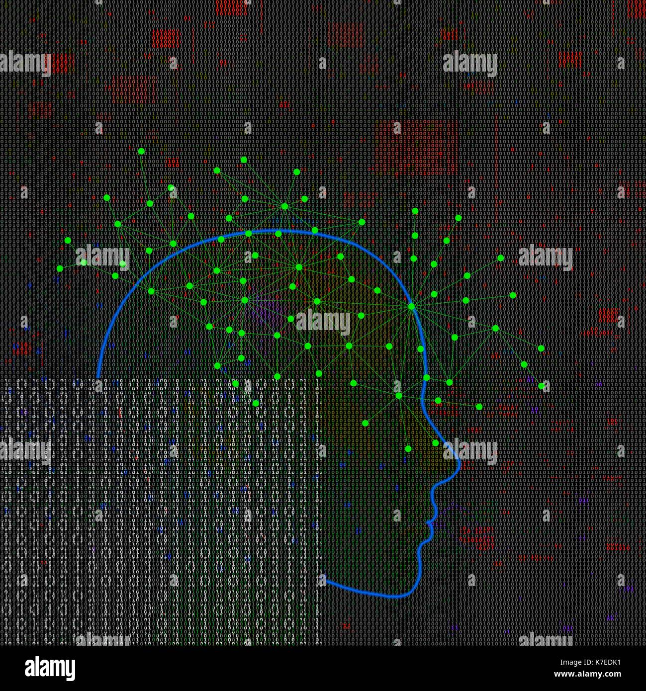 Artificial intelligence, conceptual illustration Stock Photo - Alamy