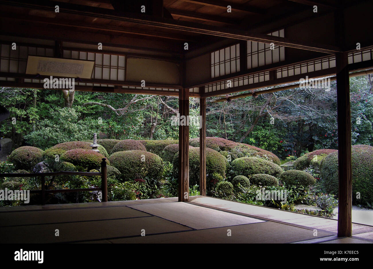 Shisen-dō 詩仙堂. Old and famous Zen temple in Kyoto Stock Photo - Alamy