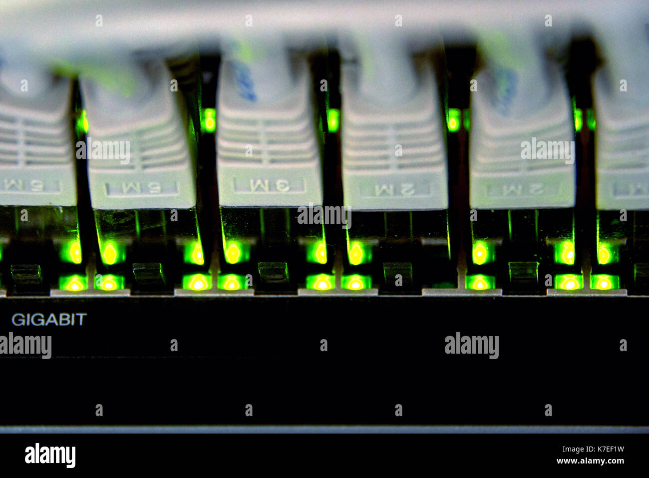 gigabit ethernet connection Stock Photo - Alamy