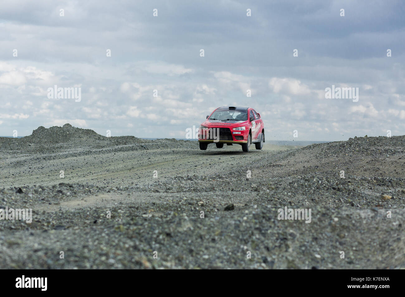 Asbestos, Russia August 6, 2017 - Final 6th stage of the Russian Rally ...