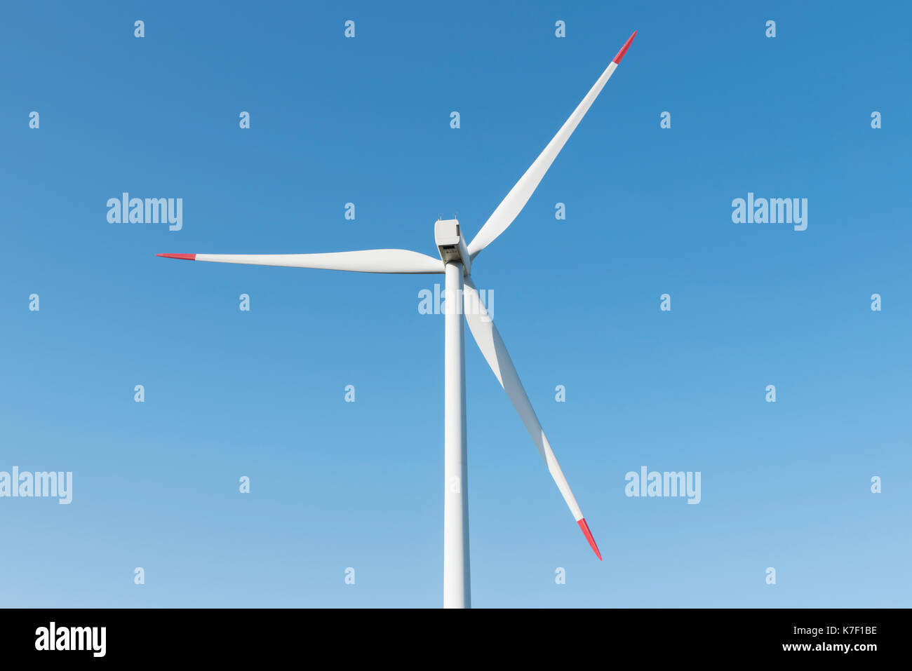 One Windmill Rotation Energy Supply Stock Photo - Alamy