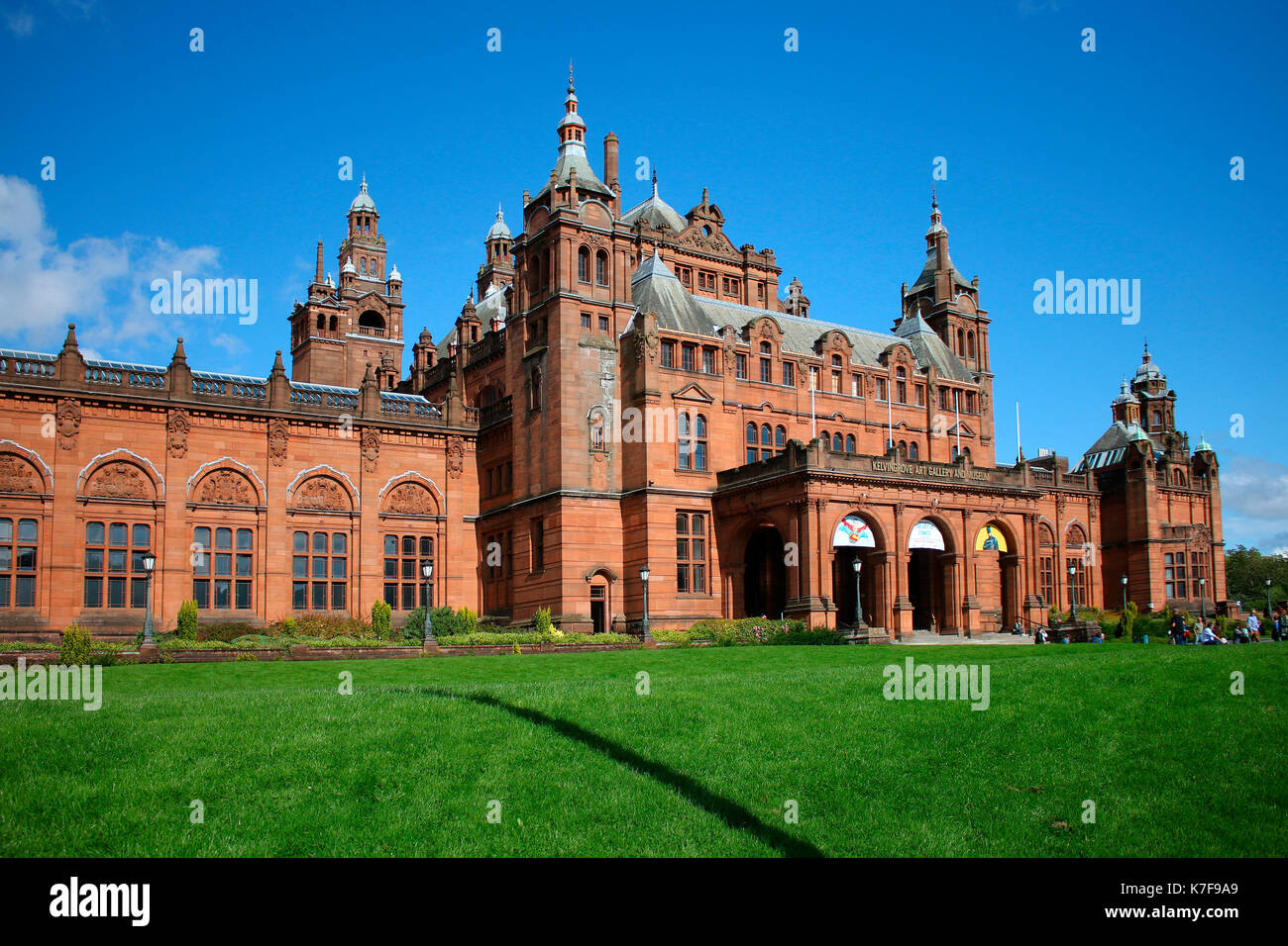 Kelvingrove Art Gallery and Museum, Glasgow, Schottland/ Scotland Stock ...
