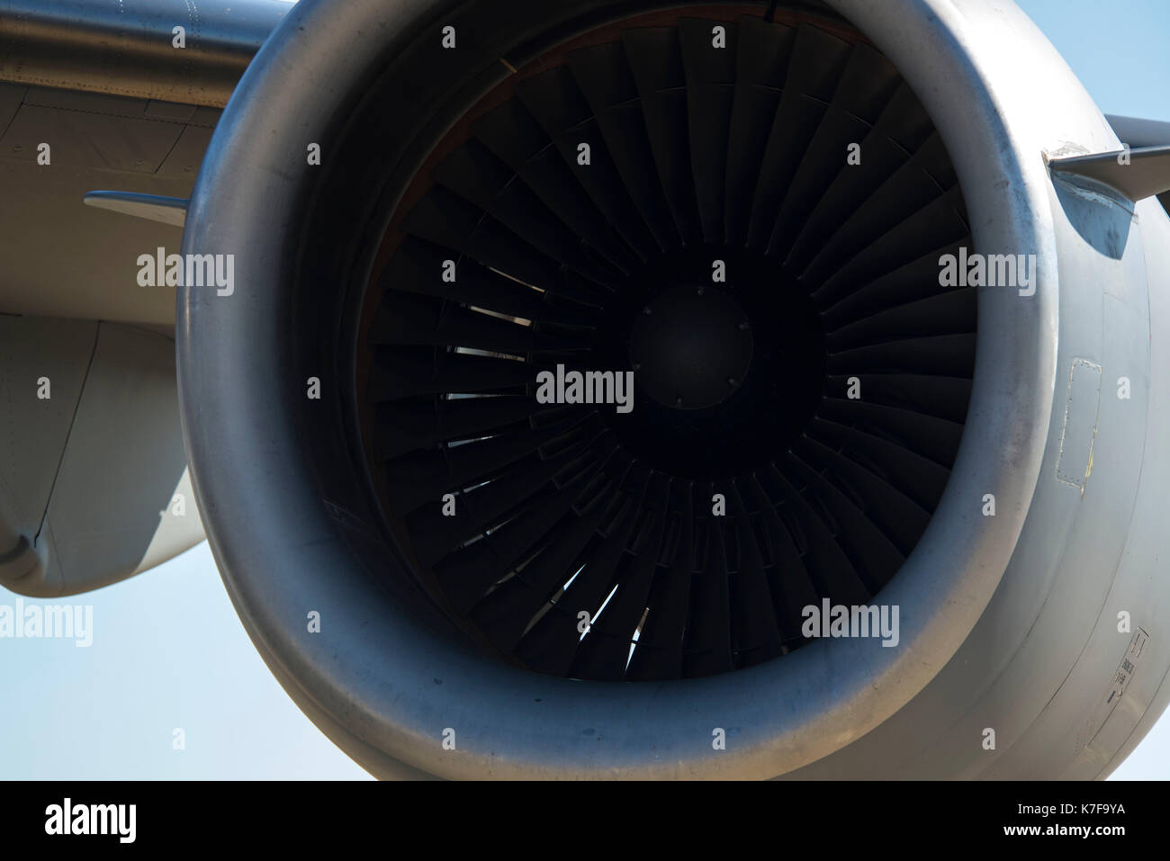 C-17 Globemaster III engine Stock Photo - Alamy