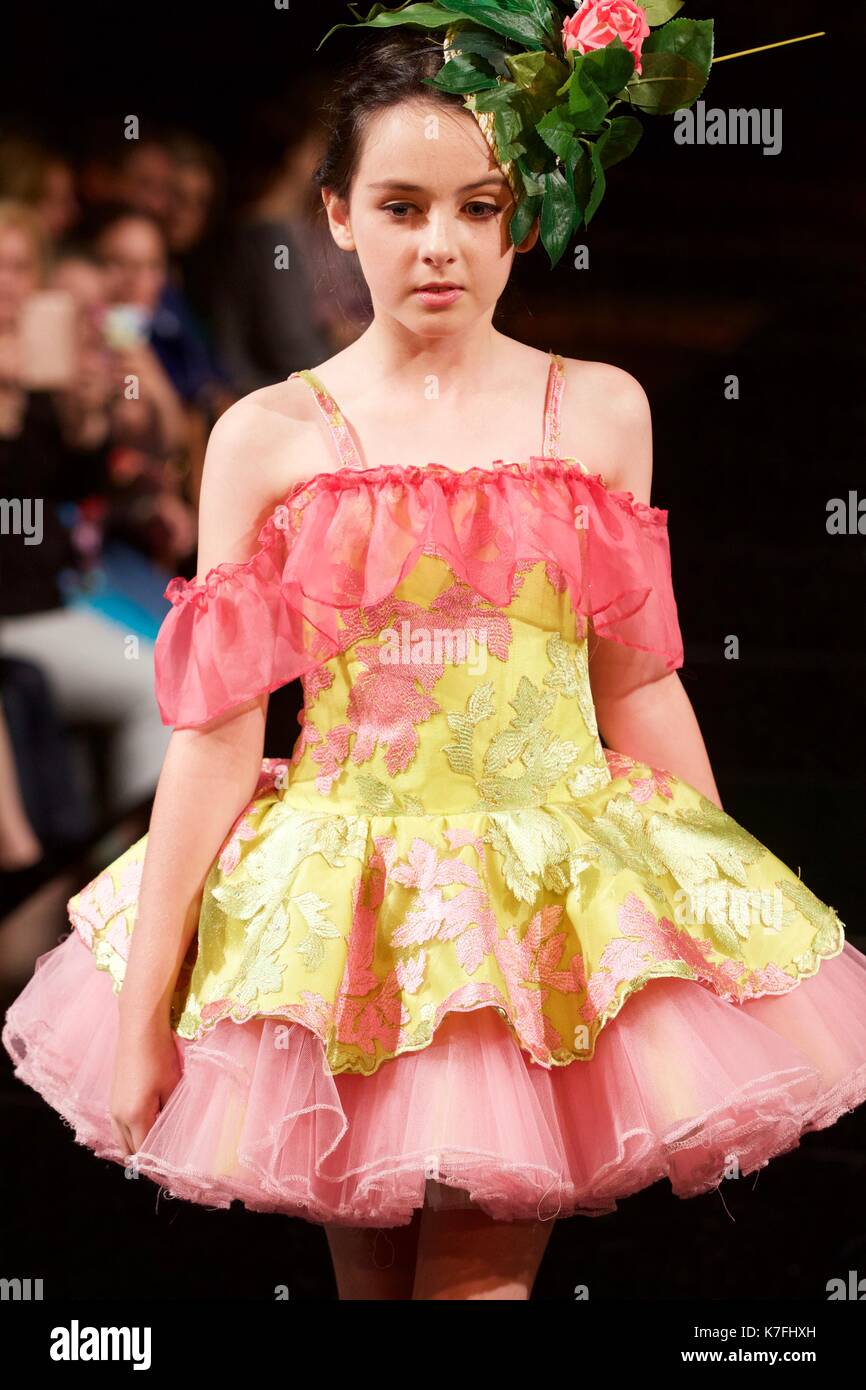 New York, United States. 10th Sep, 2017. Model wearing the collection ...