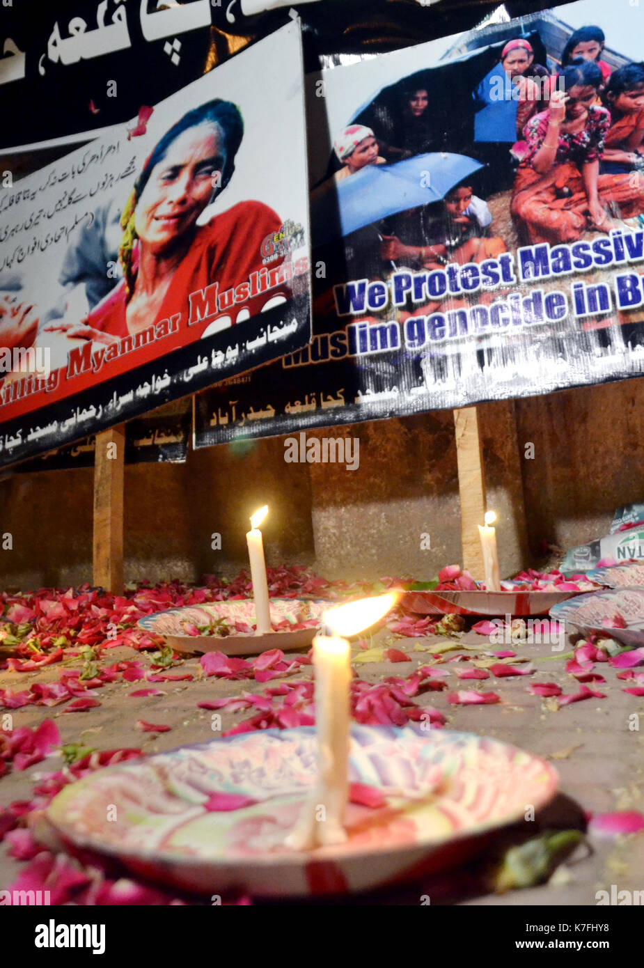 Hyderabad, Pakistan. 15th Sep, 2017. Eunuchs burns candles in the ...