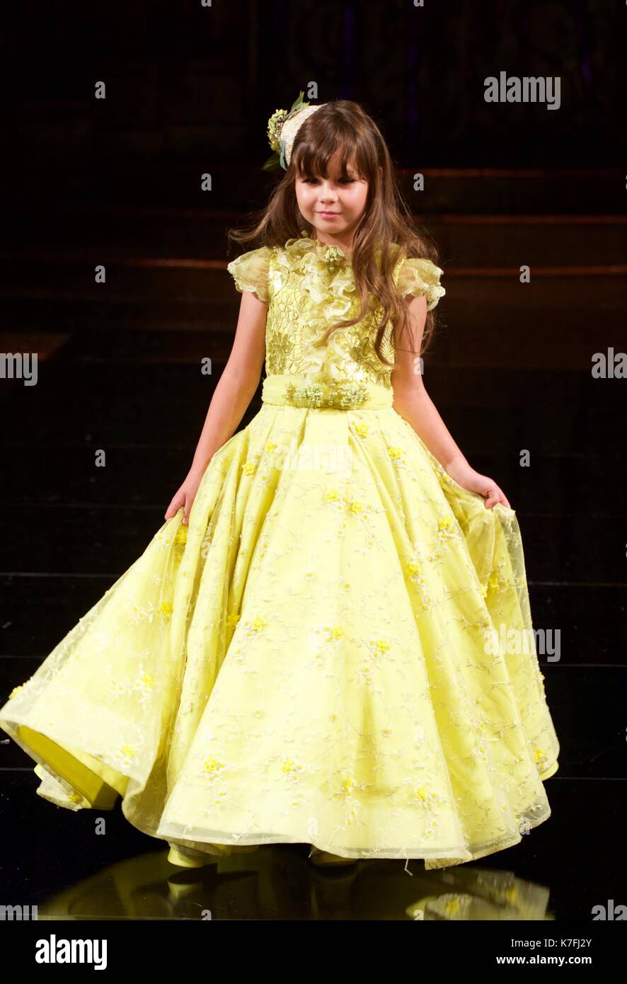 New York, United States. 10th Sep, 2017. Model wearing the collection ...
