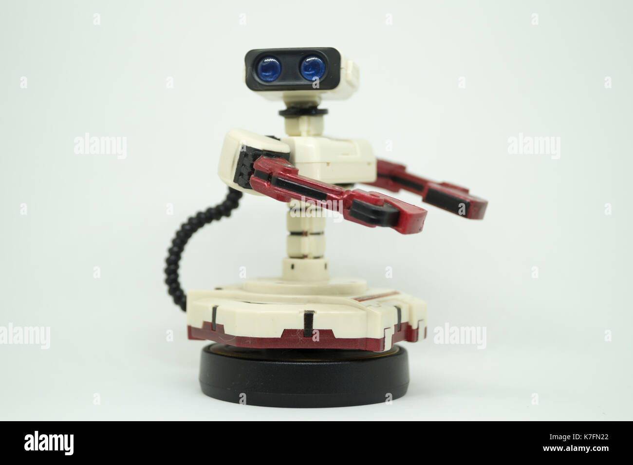 Nintendo Super Smash Bros Amiibo Collection Figure R.O.B Stock Photo ...