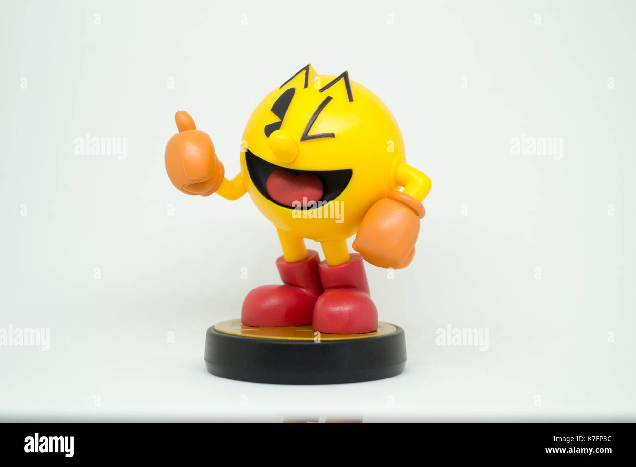 Nintendo Super Smash Bros Amiibo Collection Figure Pacman Stock Photo ...