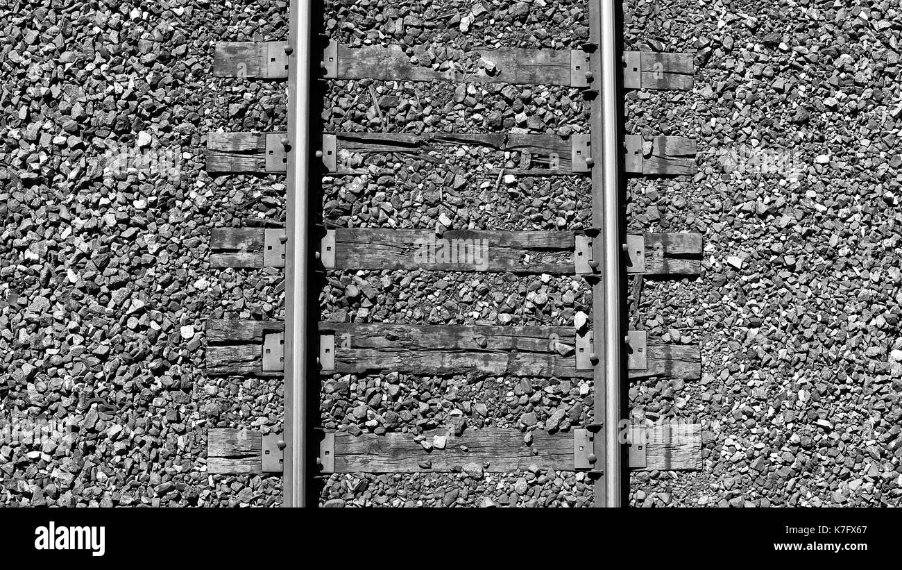 Railroad underneath train hi-res stock photography and images - Alamy