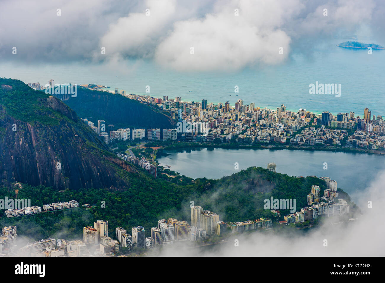 Rio de Janeiro view from Corcovado Stock Photo - Alamy