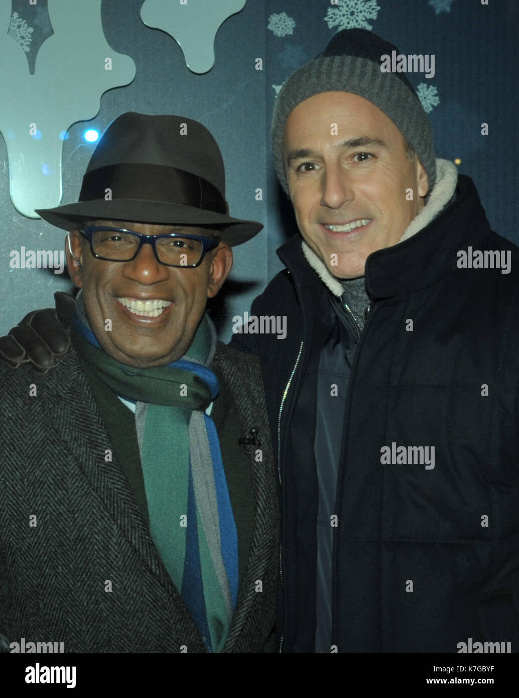 New York,NY-December 3: Al Roker, Matt Lauer attend the 82nd annual ...