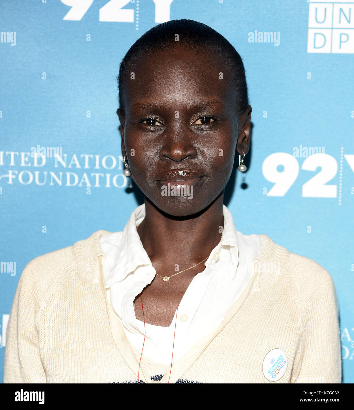 New York Ny September 27 Model Alek Wek Attends The 2015 Social