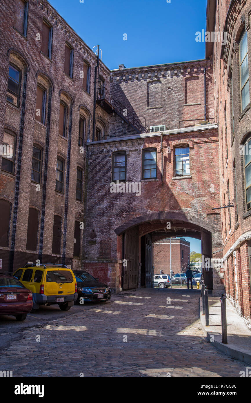 Old factory on Grove street Worcester, Massachusetts Stock Photo - Alamy