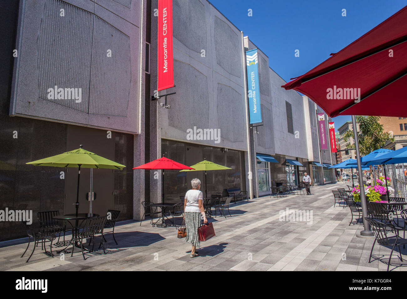 Mercantile Center in Worcester, MA Stock Photo - Alamy