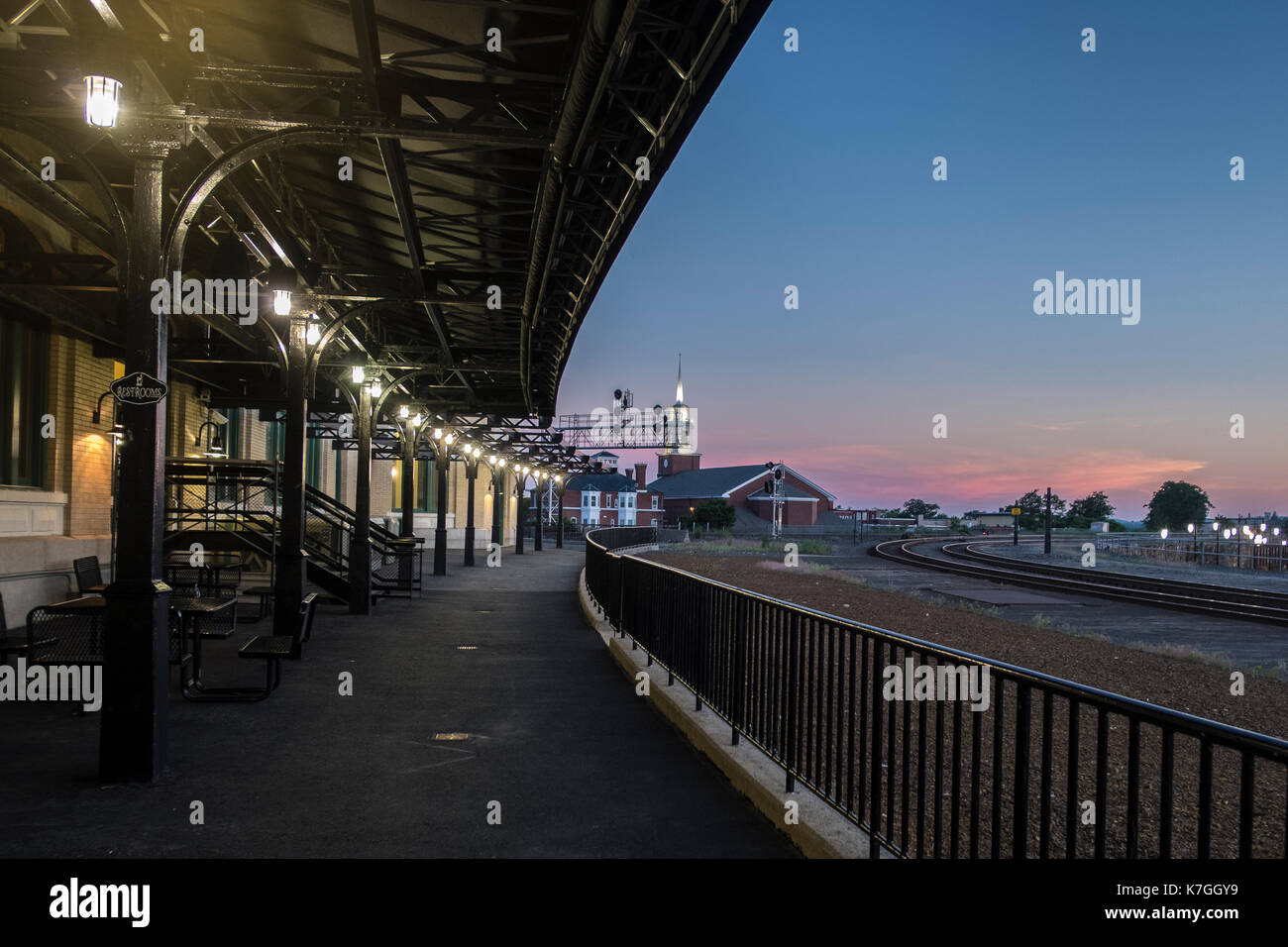 Union Station in Worcester, Massachusetts Stock Photo - Alamy