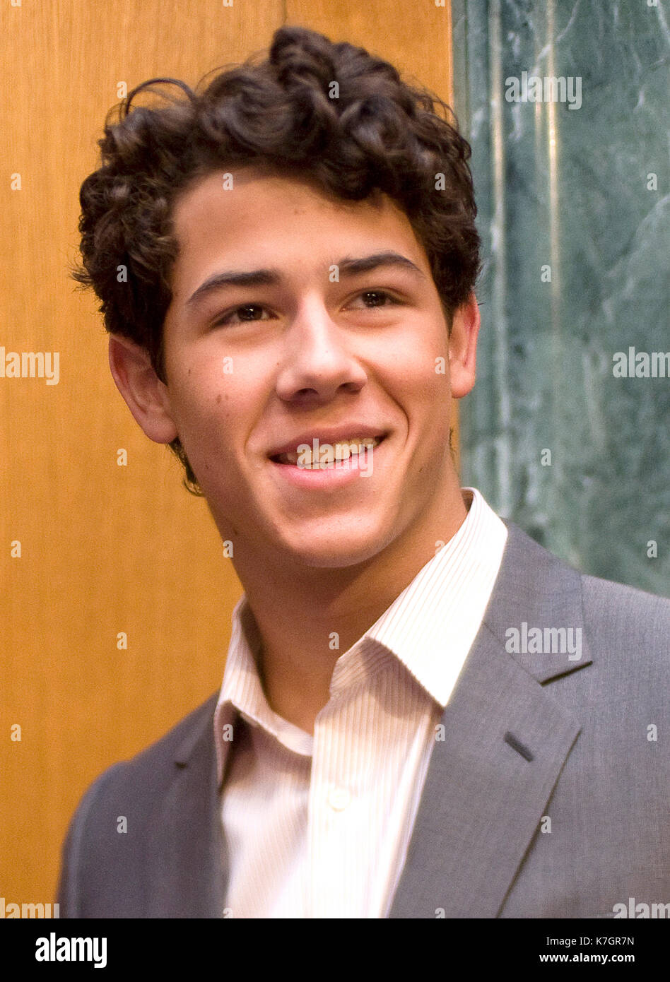 Nicholas Jonas appears on Capital Hill to talk about his experience as ...