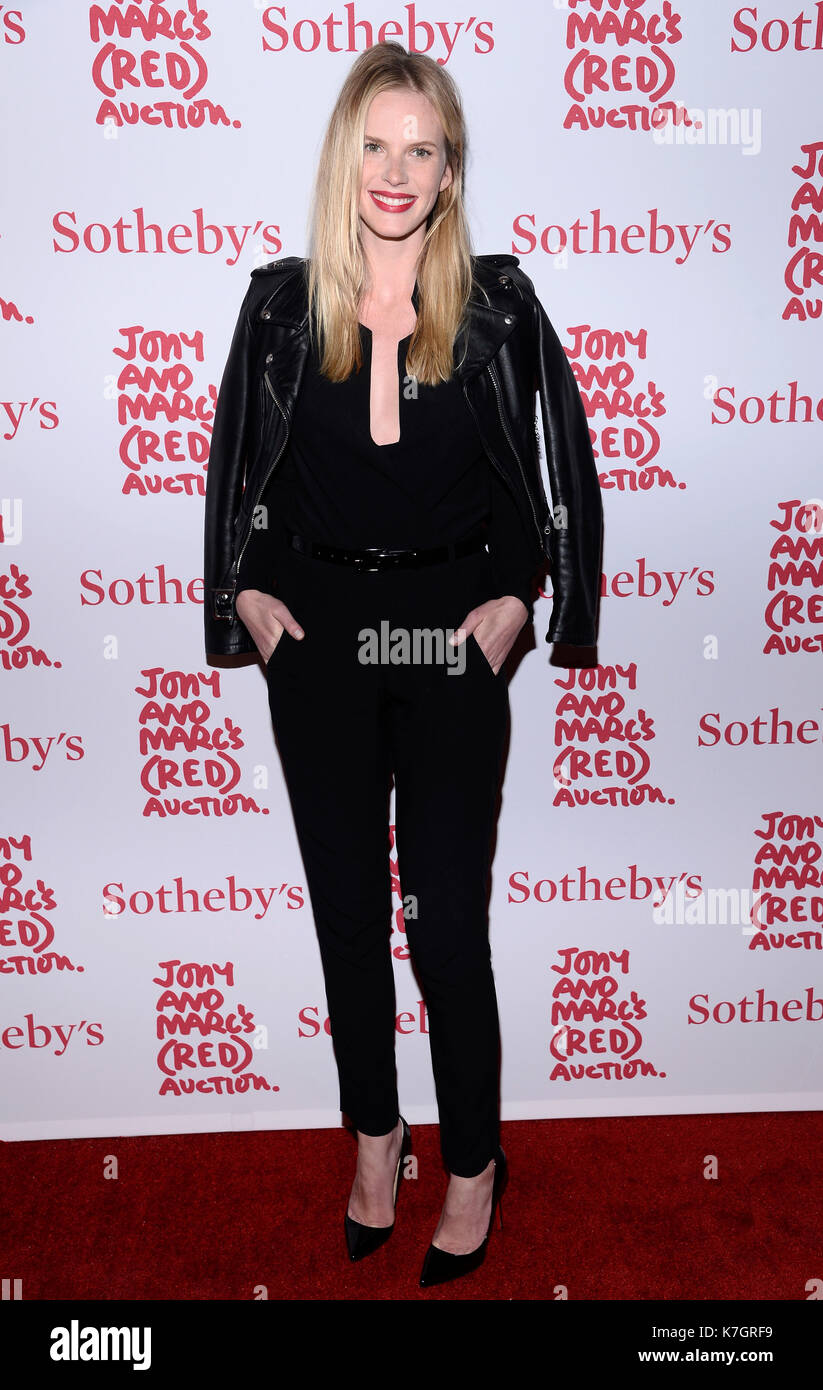 EW YORK, NY - NOVEMBER 23,2013: Supermodel Anne V pictured at Jony And ...