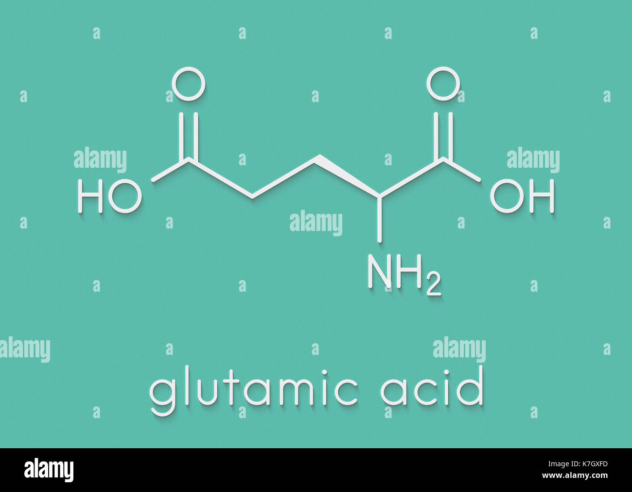 Glutamic acid (l-glutamic acid, Glu, E) amino acid and neurotransmitter ...