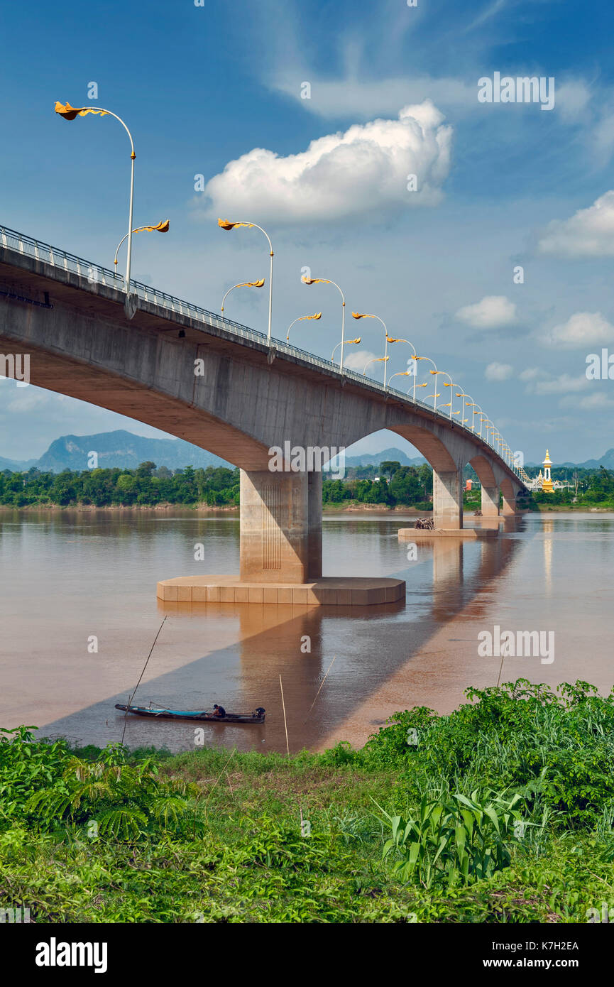 The Third Thai–Lao Friendship Bridge over the Mekong River connecting ...